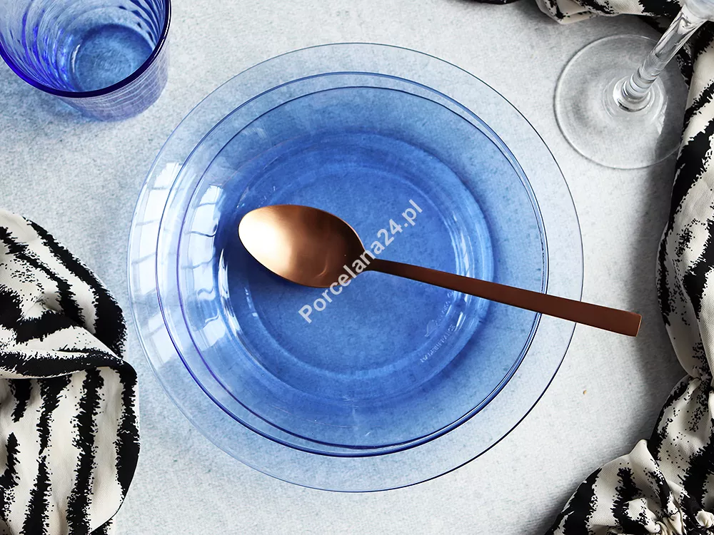 Komplet talerzy na 6 osób (18 el.) Duralex - Lys Marine 11.DX.LM.KT18 ...