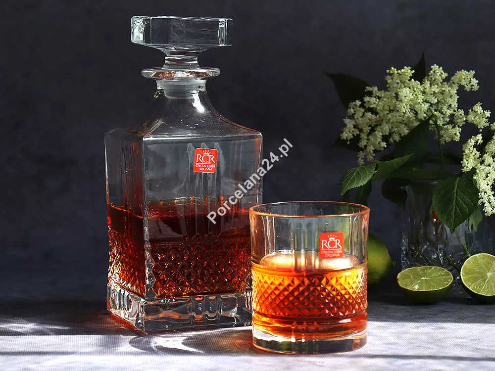 Kpl. szklanek do whisky 0,34 L (6 szt.) + karafka 0,85 L RCR ... Kpl. szklanek do whisky 0,34 L (6 szt.) + karafka 0,85 L RCR ...